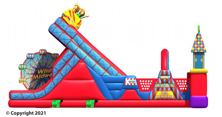 Midway Carnival Obstacle Course - Josh's Inflatable Rentals and More ...