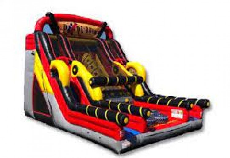 22' Pipe Rush Dry Slide - Josh's Inflatable Rentals and More ...